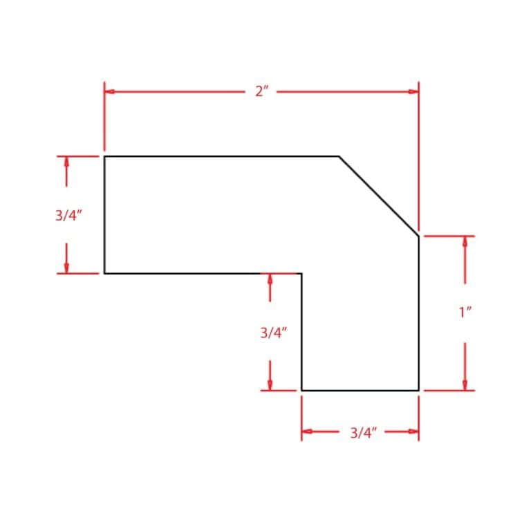 Angle Light Rail Molding – Everything Cabinets